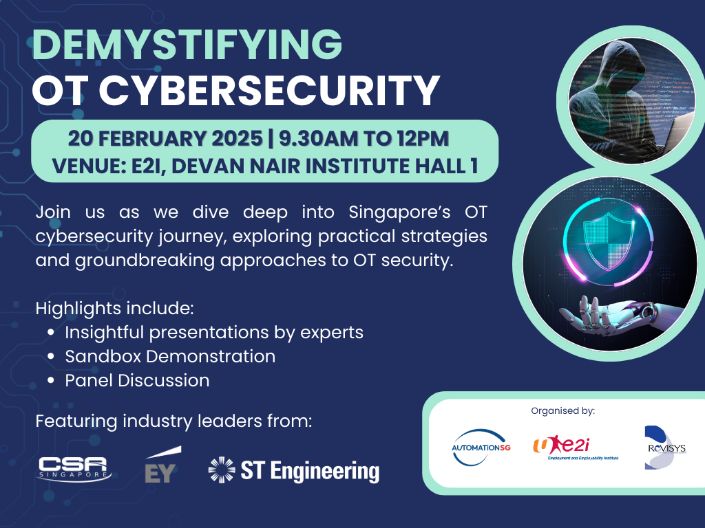 Demystifying OT Cybersecurity Workshop | Our Events | AUTOMATIONSG | SIAA